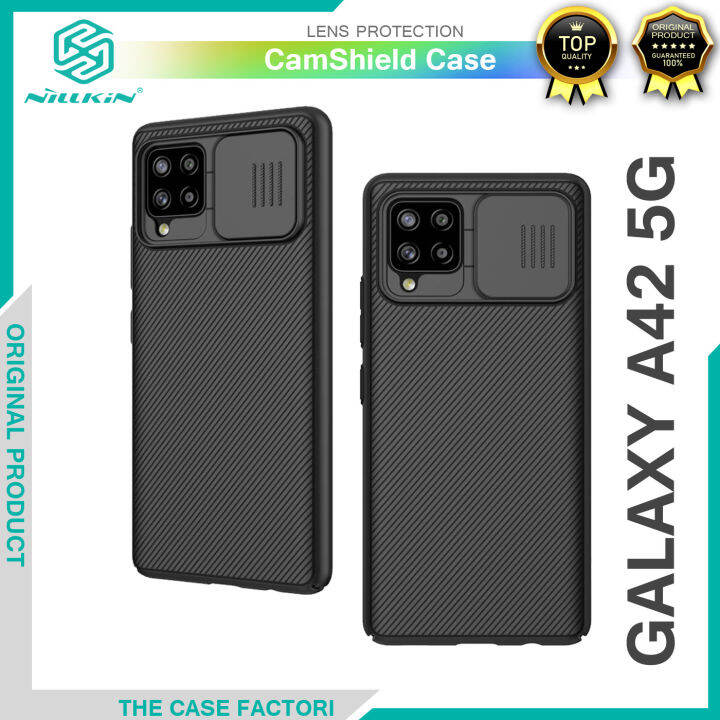 Nillkin CamShield Frosted Carbon Fiber Cover Case for Samsung Galaxy A42 5G | Lazada PH