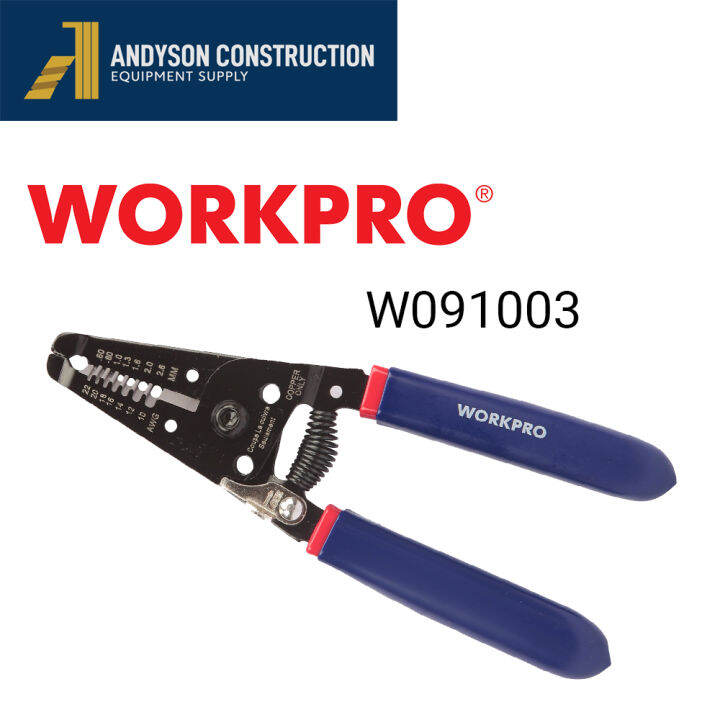 WORKPRO 6-INCH STRANDED WIRE STRIPPER W091003 | Lazada PH