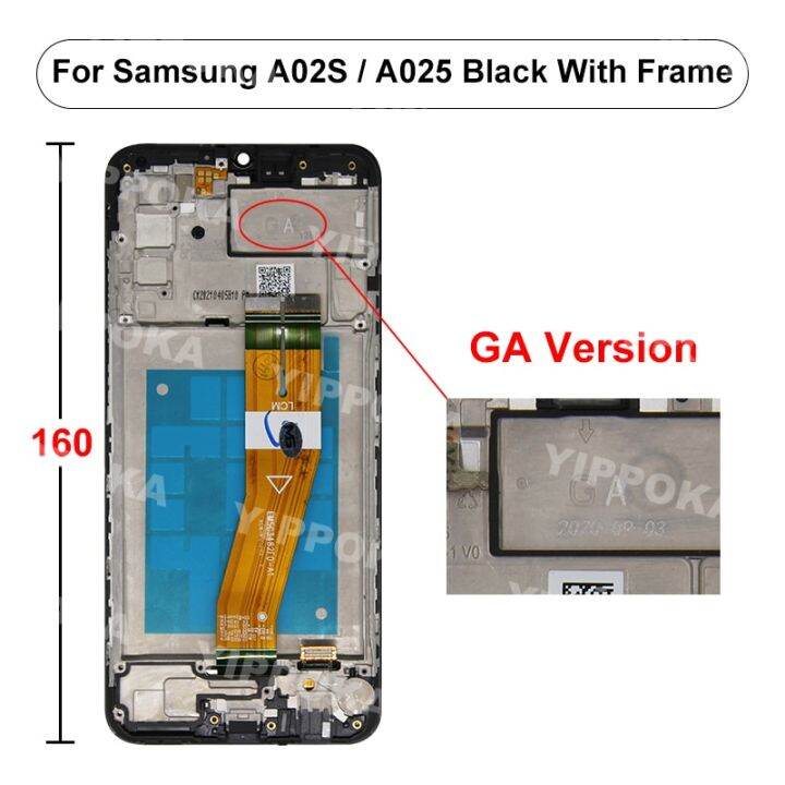 Original For Samsung Galaxy A02S LCD Display A025F Touch Screen For ...