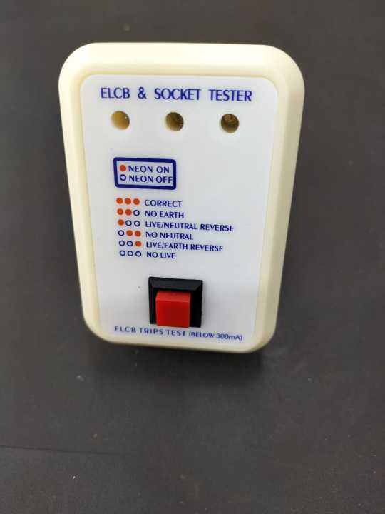 13AMP SOCKET TESTER/ ELCB & SOCKET TESTER | Lazada