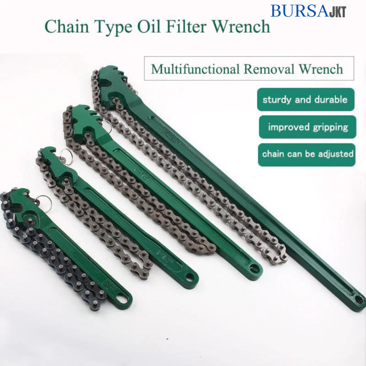 KUNCI PEMBUKA FILTER OLI MODEL RANTAI 8 / 12 INCH | Lazada Indonesia