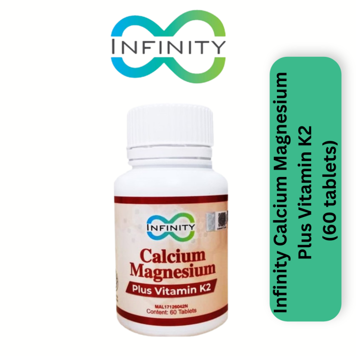 Infinity Calcium Magnesium Plus Vitamin K2 (60 Tablets) [MAL17126042N ...