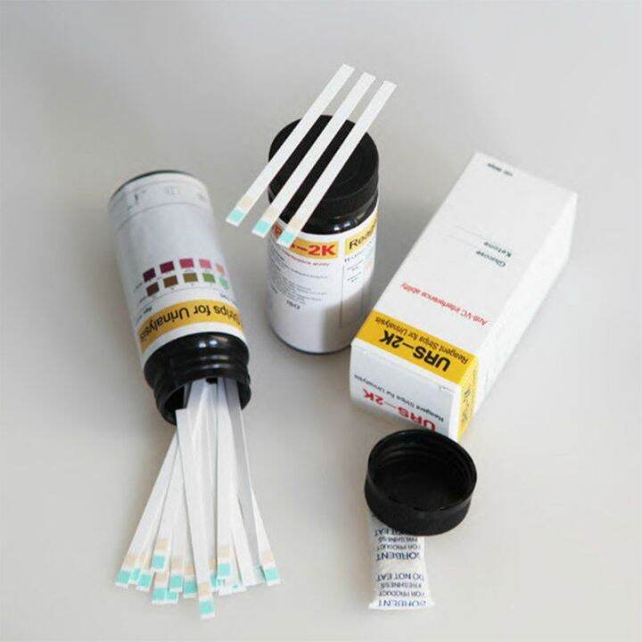 100 strips URS-2K Glucose Urine Test Strip Reagent Strip For Urinalysis ...