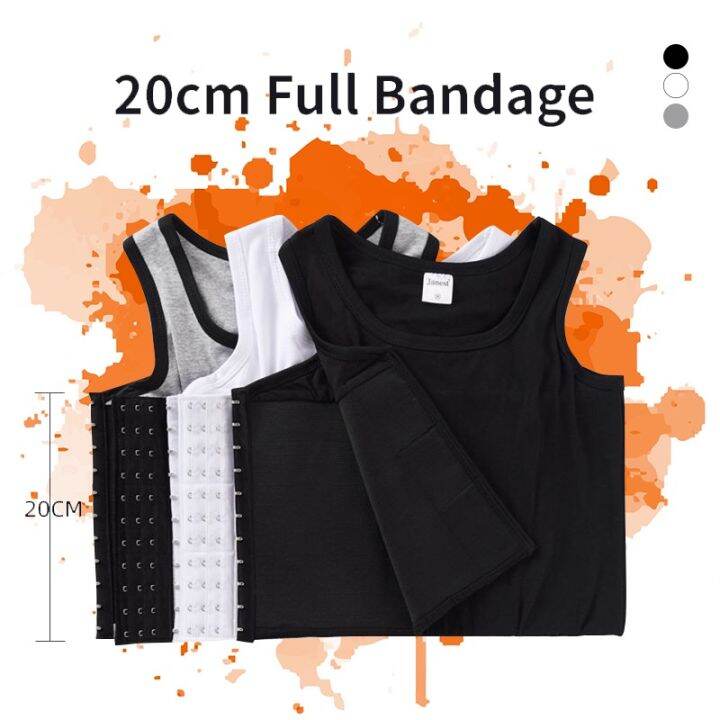 20cm Full Bandage Buckle Chest Binder Extra Long Short Breast Binder