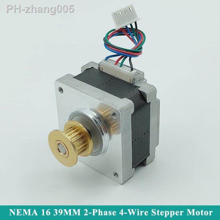 NEMA 16 39MM Stepper Motor DC 12V-24V 2-Phase 4-Wire Stepping Motor 1.8 ...