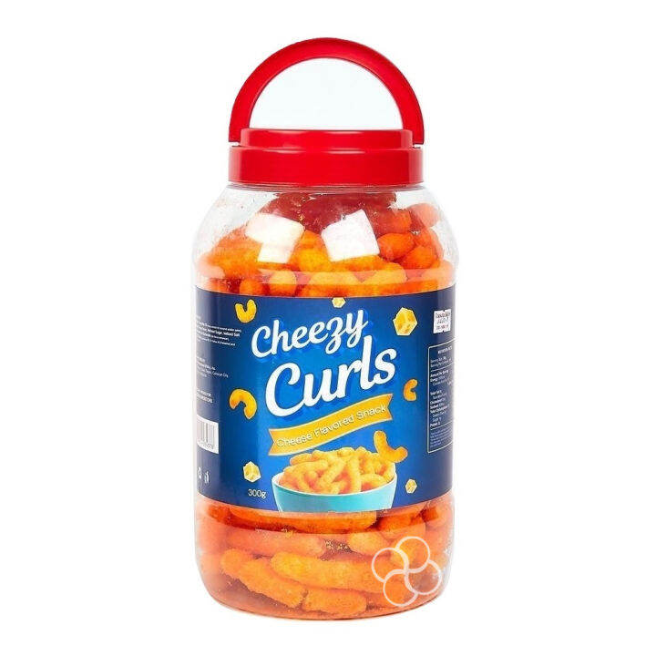 Cheezy Curls Cheese Flavored Snack 300g LS | Lazada PH