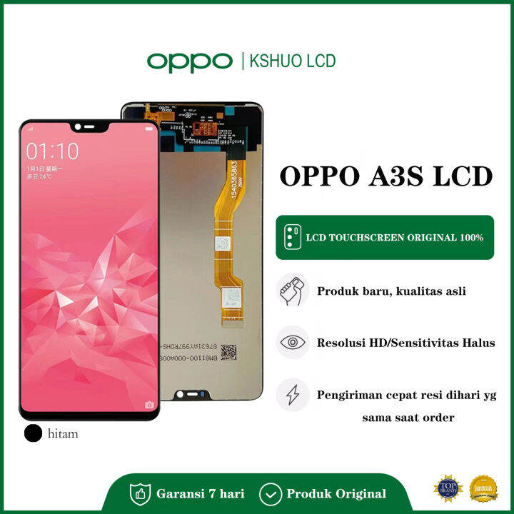 【Garansi】LCD OPPO A3S 1803/OPPO A5/REALME 2/REALME C1 100% Tested ...