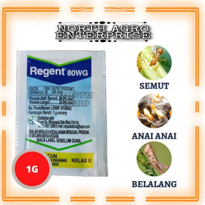 Regent 80wp | Miflex 80wp | Racun Anai Anai, semut, pianggang, ulat ...