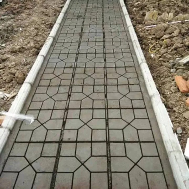 DIY Tiles Concrete Molds Cement Walking Path Molder Floor Path Maker ...