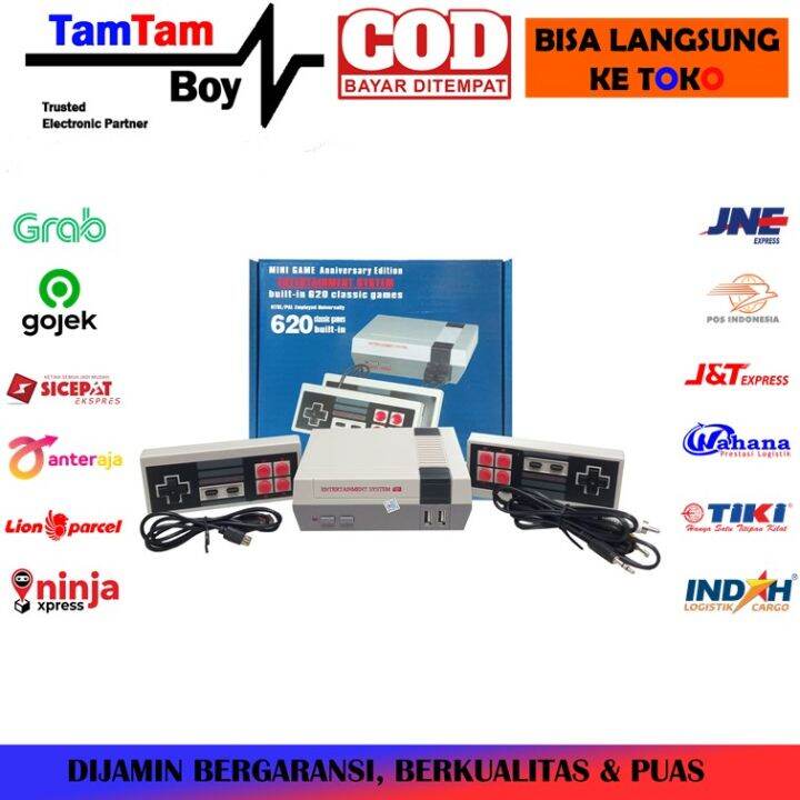Video Game Classic Nintendo NES Mini Retro 620 in 1 RCA AV Wireless ...