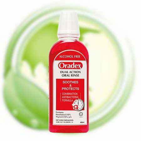ORADEX Dual Action Oral Rinse (400ml) Exp:10/24 | Lazada