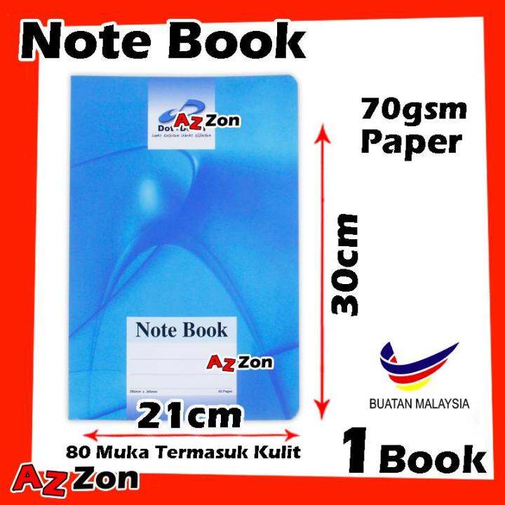 Note Book Single Line Buku Nota Garis Satu Buku Latihan Sekolah Nota ...