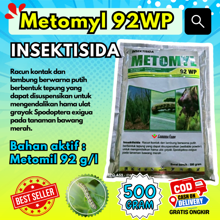 Insektisida Metomyl 92 WP Insektisida Metomil Ampuh Basmi Ulat Grayak ...