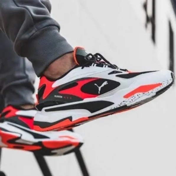 Sepatu Puma RS-X Fast Intro Dames Black White Red | Lazada Indonesia