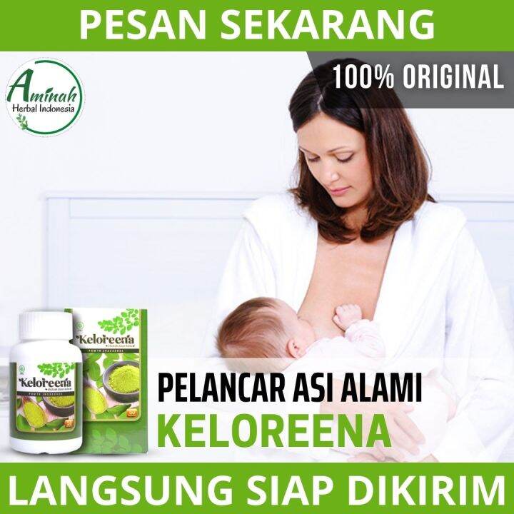 Kelor Kapsul Keloorena Pelancar Asi - Asi Booster Alami - Suplemen ...