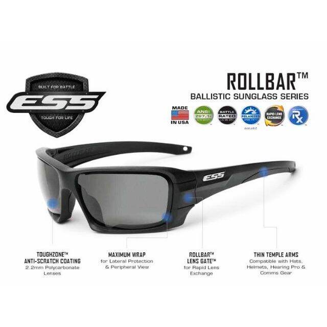 ESS Rollbar Military Tactical Sunglasses Shades 4Lens Unisex Shades ...