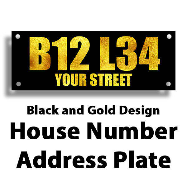 House Address Plate #2 - PVC Plastic Material - Free Layout | Lazada PH