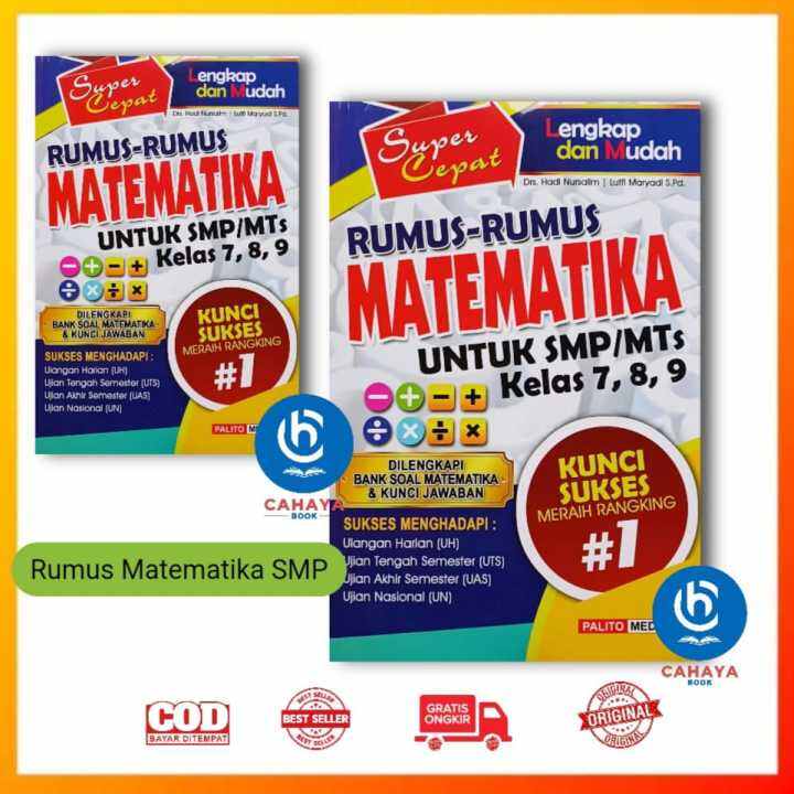 Buku Rumus Rumus Matematika SMP Super Lengkap Dan Mudah | Lazada Indonesia