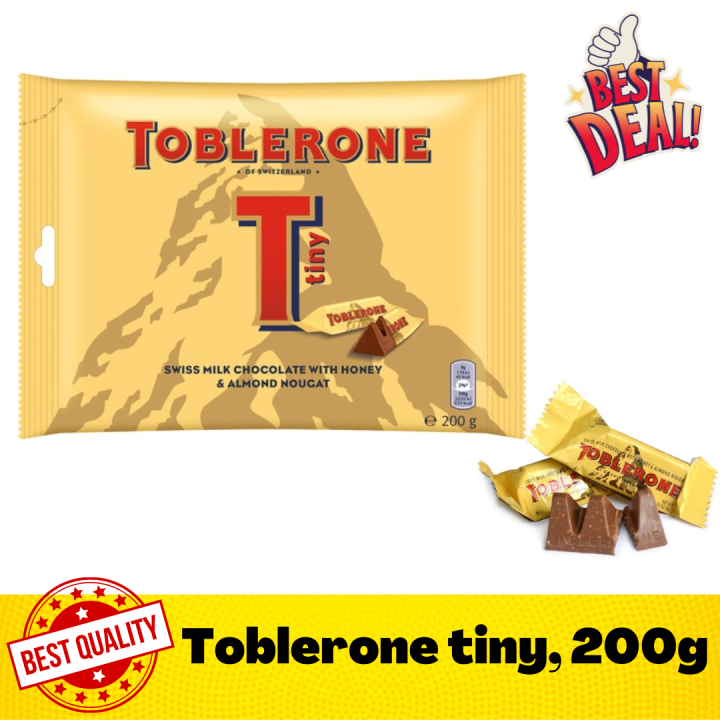 [200g pack] Toblerone tiny milk chocolate | Lazada PH