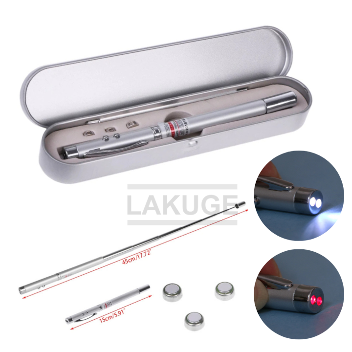 Red Laser Pointer 5 in 1 Pena Premium LED Light Presentation | Lazada ...