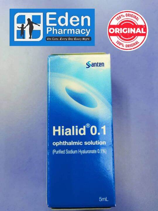 Santen Hialid 0.1 Ophthalmic Solution, hialid eye drop (Purified Sodium ...