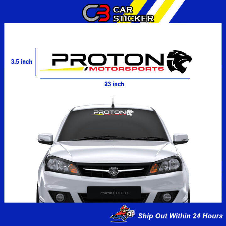 Proton Motorsports Car Sticker / cs779 | Lazada