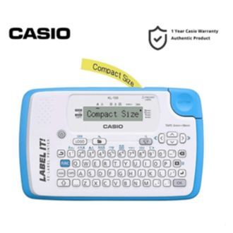 Casio KL-130 Portable Battery Operated Label Printer with free 12mm starter tape / Label Tape ...