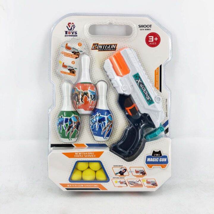 Kingtoys Pin Knock Down Shooting game Ball Shooter Good Quality | Lazada PH