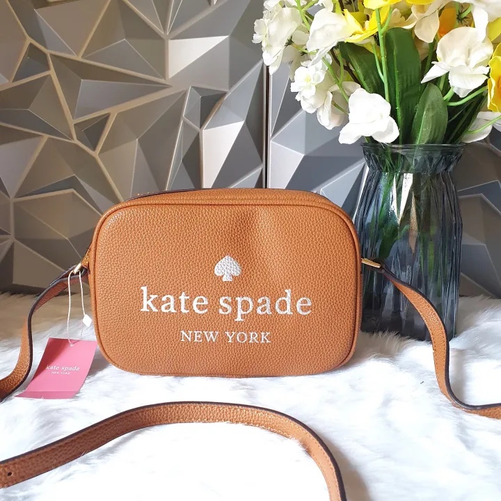 Kate Spade Women's Bag - Mini Zip Camera Bag in Pebble Leather Embossed ...