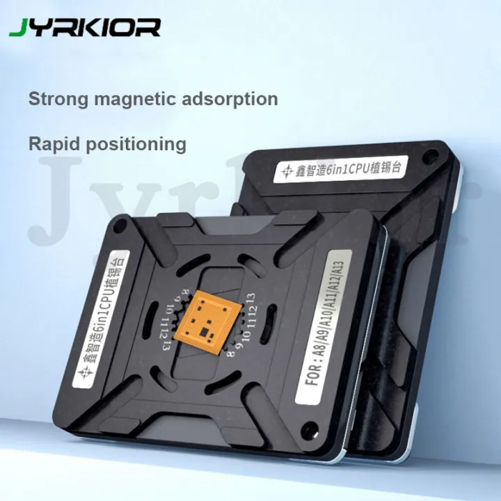 7 in 1 Universal CPU Reballing Stencil Platform For iPhone A8/A9/A10 ...