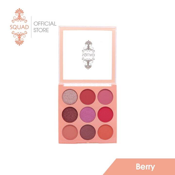 Squad Cosmetics BERRY Eyeshadow Palette | Lazada PH