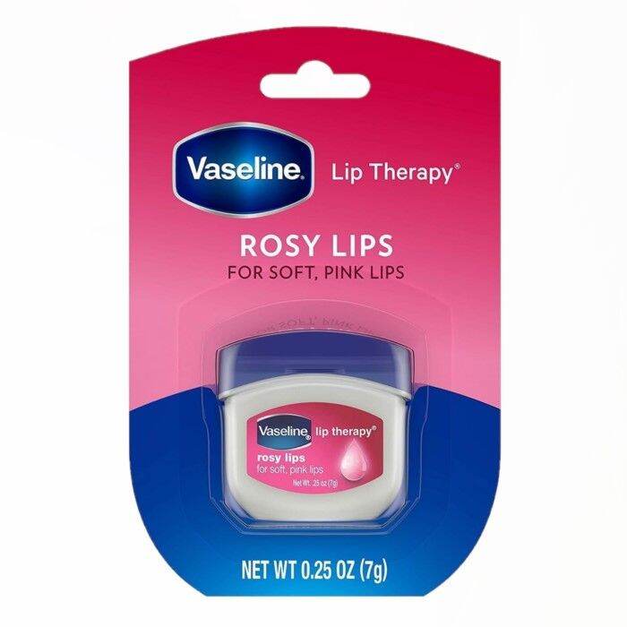 Vaseline Lip Therapy Rosy Lips 7g Tub Rosy Tint, Packaging May Vary ...