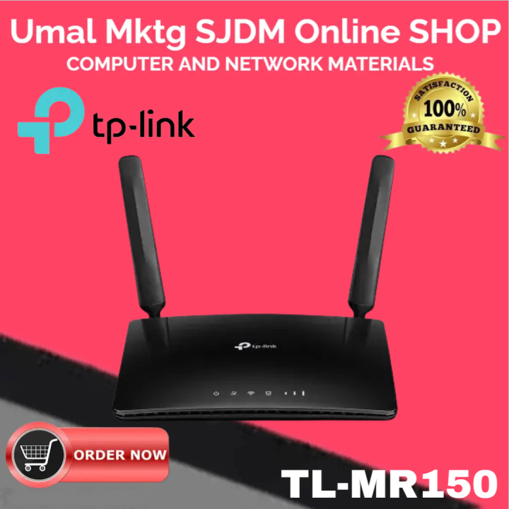 TP-LINK MR150 300Mbps Wireless N 4G LTE Wi-Fi Router | Lazada PH