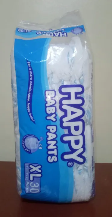HAPPY BABY PANTS XL DIAPER x30pcs | Lazada PH