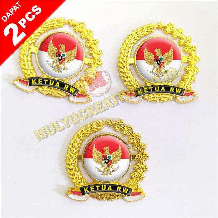 Pin Ketua RW Pin Bros Ketua Rukun Warga / 2pcs | Lazada Indonesia