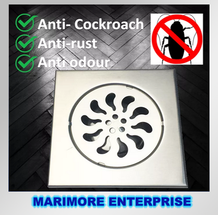 GRT/FB1515 6 ' x 6 ' STAINLESS STEEL FLOOR GRATING W/FILTER W/DRAIN ...