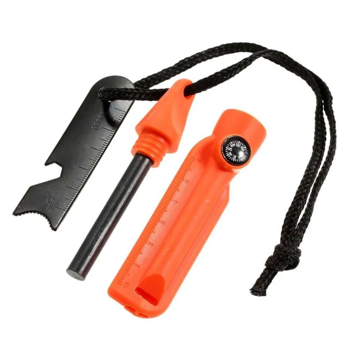 Firesteel Flintstone Fire Steel Strike Fire Start Tool (red) | Lazada