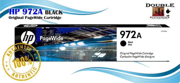 HP 972A Black Original PageWide Cartridge, F6T80AN | Lazada PH