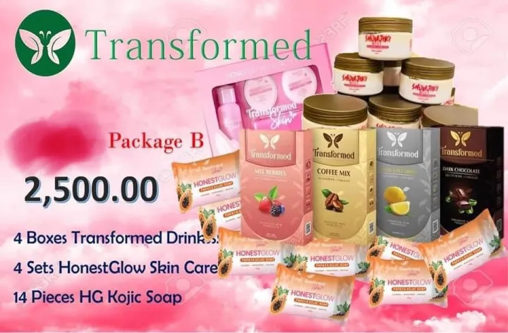 Honest Glow by Transformed Beauty and wellness packages set | Lazada PH