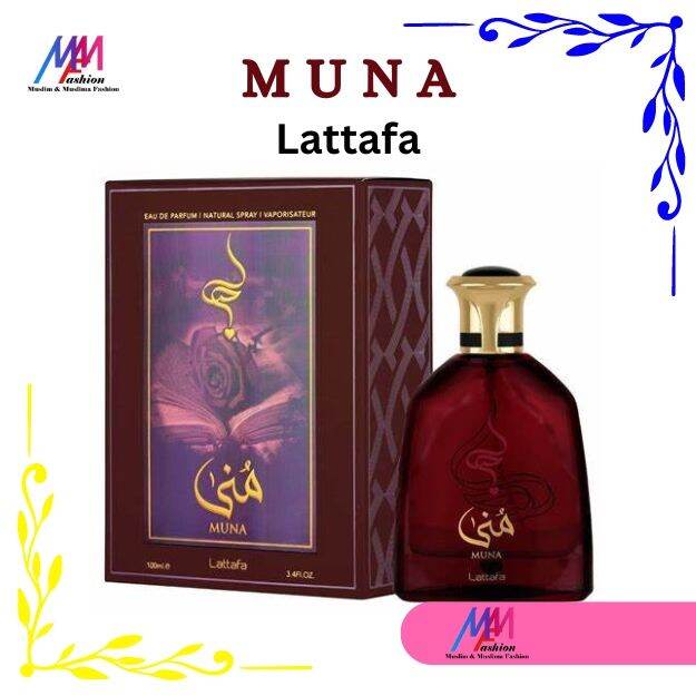 Muna EDP Spray Perfume 100ML By Lattafa Original Fragrance | Lazada