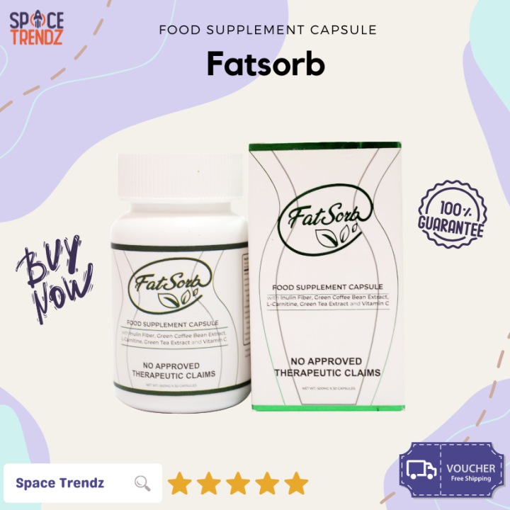 🔥 Fatsorb Original Weight Loss Supplement Slimming Body Capsule 30 ...