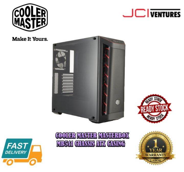COOLER MASTER MASTERBOX MB511 CHASSIS ATX CASING | Lazada