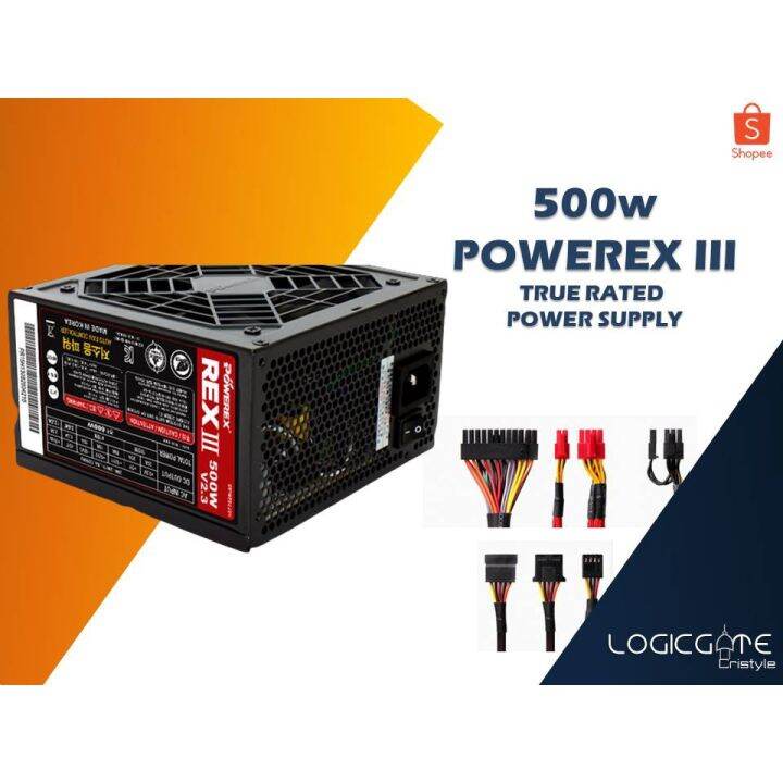 Rex III 500w/600w/700w Truerated Power Supply | Lazada PH