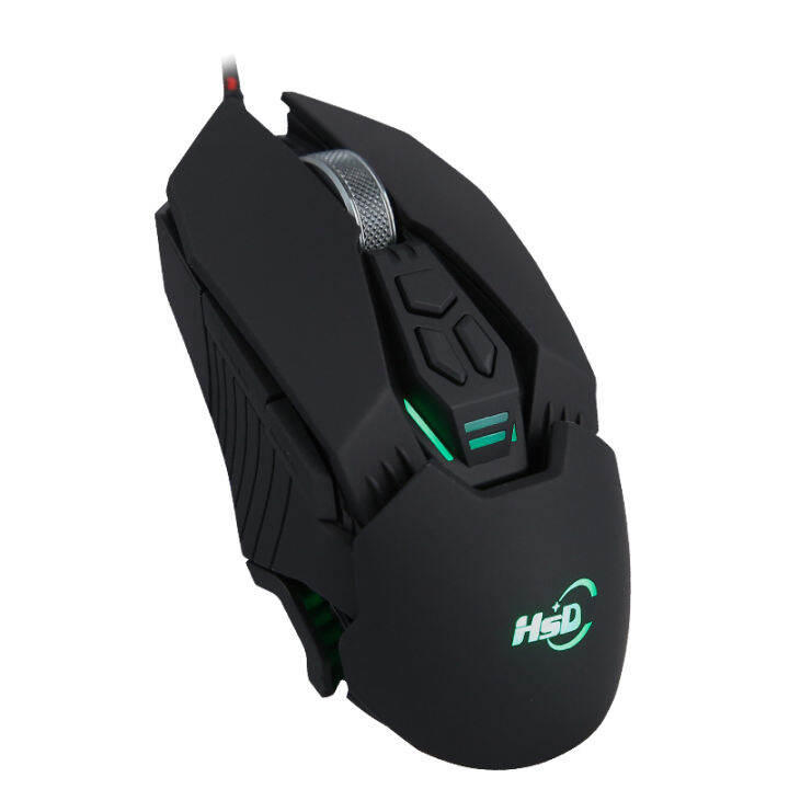 HANSTEAD Wired Gaming Mouse Ergonomic Wired Mouse 8 Keys LED 4000 DPI ...