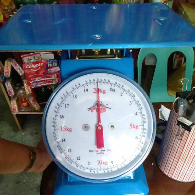 Fuji 20kg Weighing Scale Flat Pan Small Pan Big Bowl Heavyduty | Lazada PH