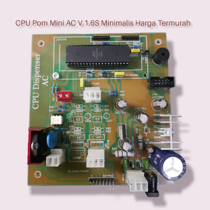 CPU Pom Mini AC Minimalis Atmega 16A V.1.6s (Non Selenoid) | Lazada ...