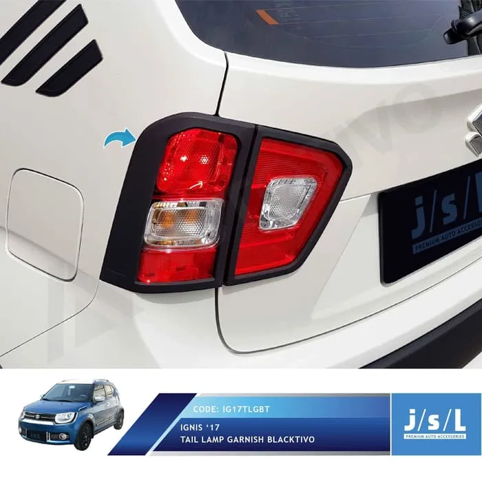 Suzuki Ignis Tail Lamp Garnish Blacktivo JSL/Garnish Lampu Belakang ...
