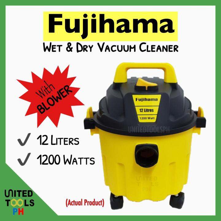 FUJIHAMA Wet & Dry Vacuum Cleaner VACUUM + BLOWER 12 liters | Lazada PH