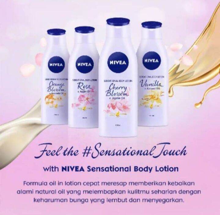 HAND BODY NIVEA UNGU PURPLE BODY LOTION 100 ML | Lazada Indonesia