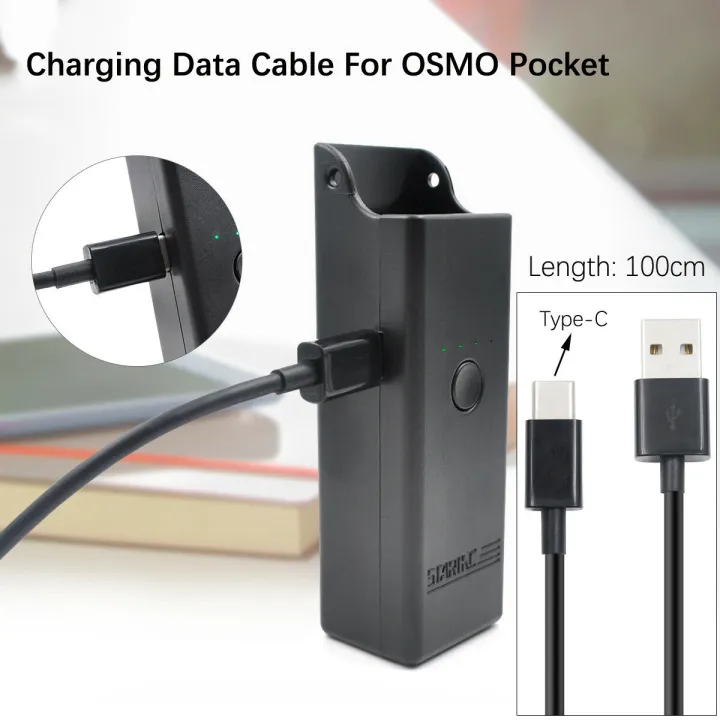1M Type-C USB Charging Cable Cord Charger Line for OSMO Pocket Action Ronin S Ronin SC Handheld ...